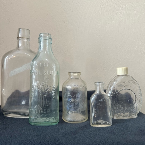 Other | Vintage Glass Bottle Collection | Poshmark